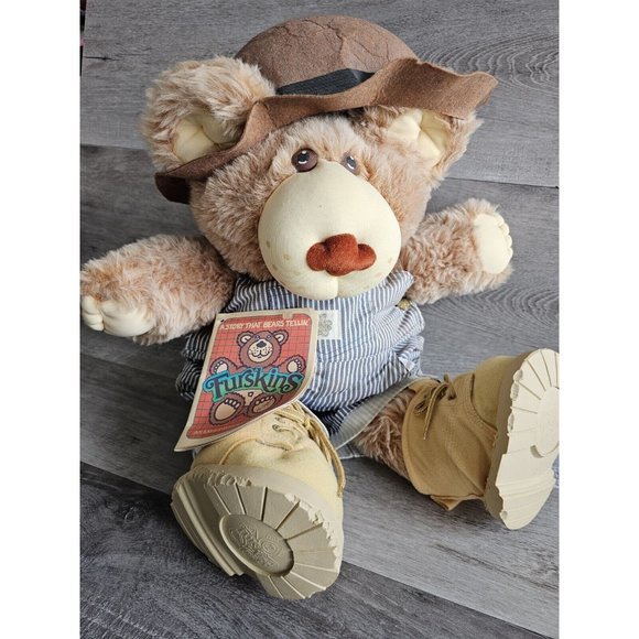 Xavier Roberts | Toys | Vintage Dudley Furskins Bear Plush Xavier ...